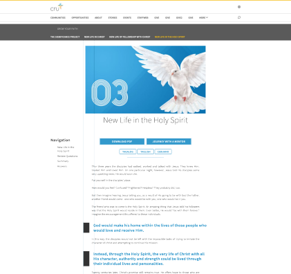 New Life in the Holy Spirit | Cru Philippines