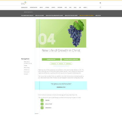 New Life of Growth in Christ | Cru Philippines
