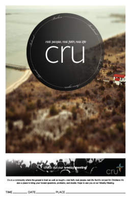 Weekly Meeting Posters: Lens Cap | Cru Trinidad & Tobago